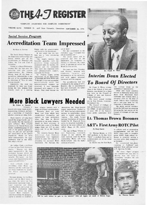 "The Register, 1974-11-26" by North Carolina Agricutural and Technical ...