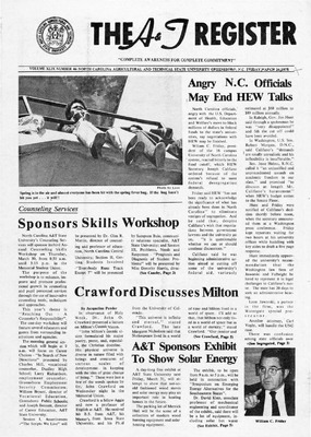 "The Register, 1978-03-24" by North Carolina Agricutural and Technical ...