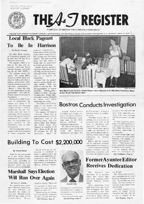 "The Register, 1978-04-25" by North Carolina Agricutural and Technical ...