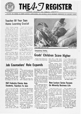 "The Register, 1979-01-12" by North Carolina Agricutural and Technical ...